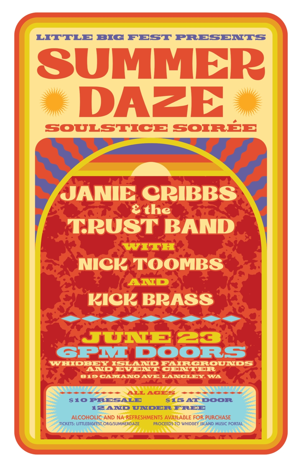 Summer Daze Poster - Port of South Whidbey