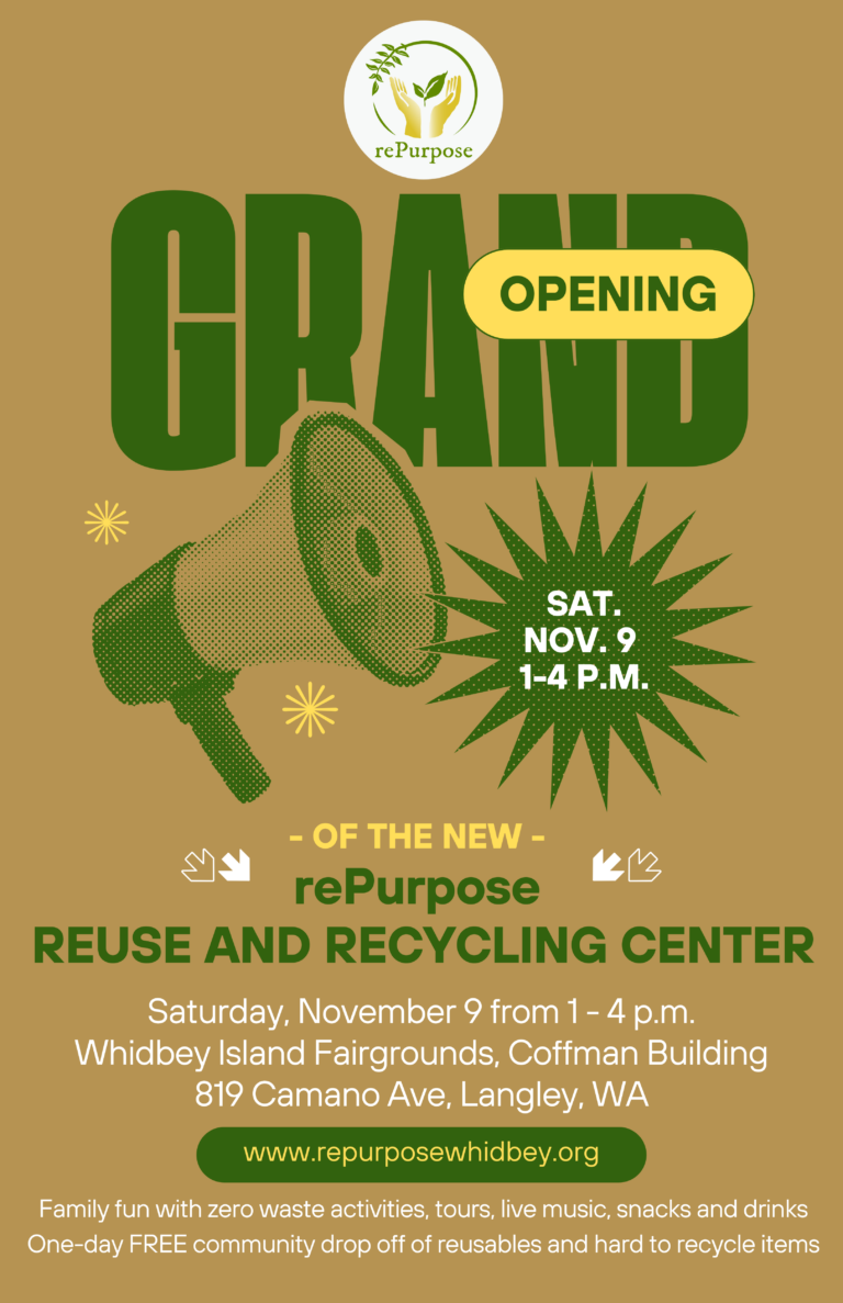 rePurpose Reuse and Recycling Center Grand Opening - Port of South Whidbey